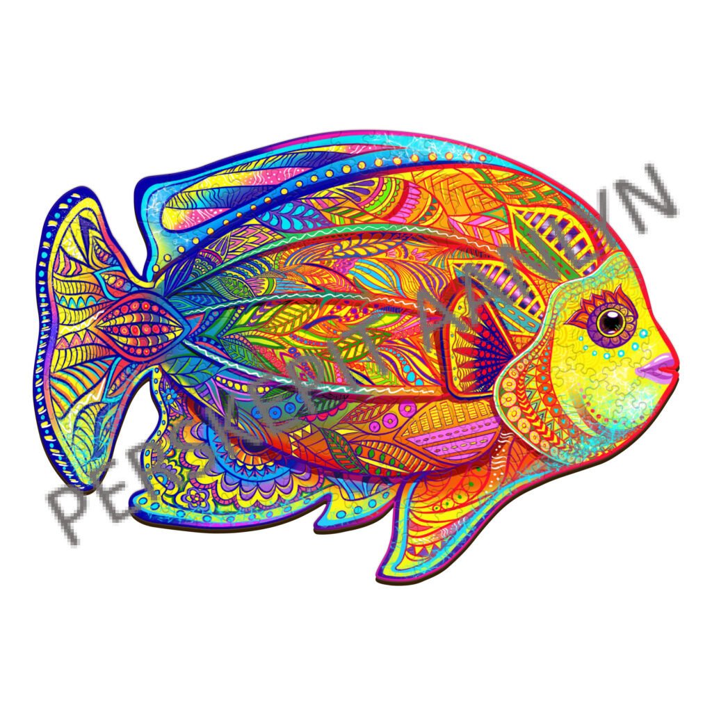 Wooden Puzzle – Fish 016 – PERSKEPIT