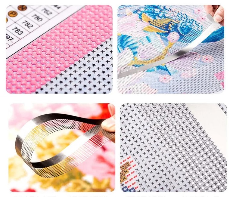 Diamond Painting 140/141 Round Rhinestone Placement Ruler Kit TYP001 ...