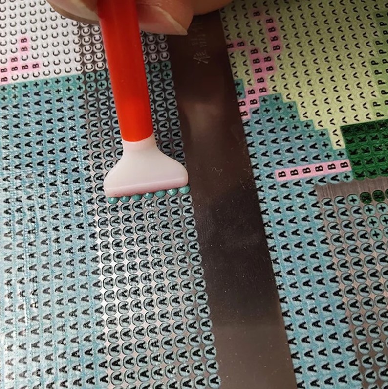 Diamond Painting 140/141 Round Rhinestone Placement Ruler Kit TYP001 ...